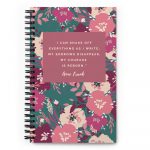 Anne Frank Inspired Spiral Notebook (Strong Women) - Simple Daily Joy Store