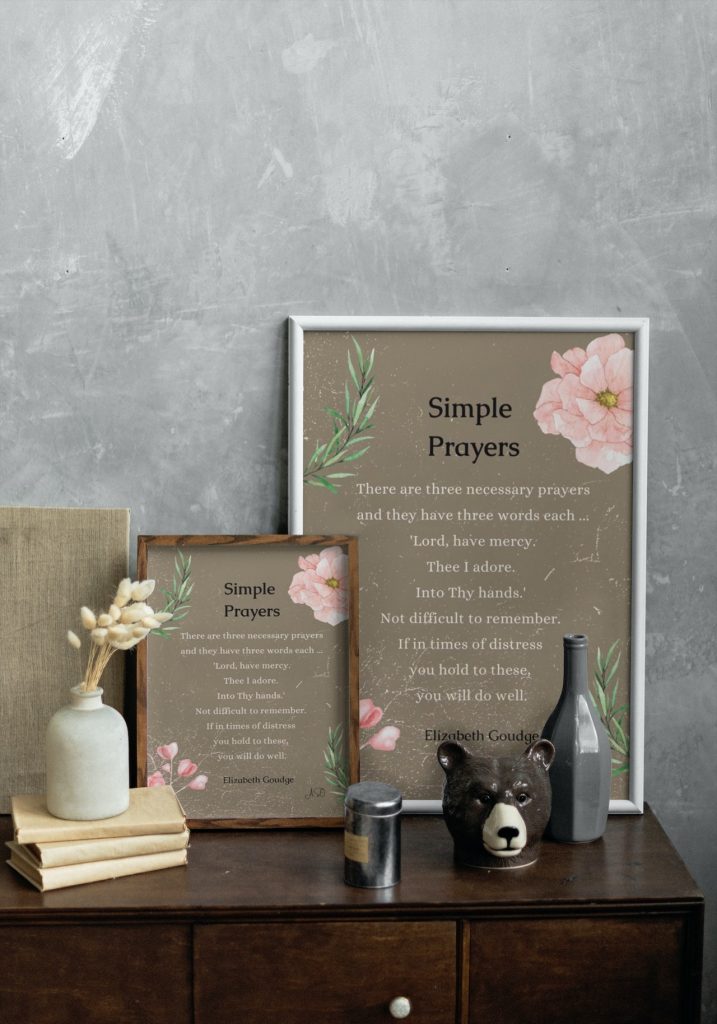 Simple Prayers Poster Digital Download | Blush | 4:5 – Simple Daily Joy ...